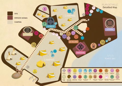 Plan du festival - Hadra Trance Festival